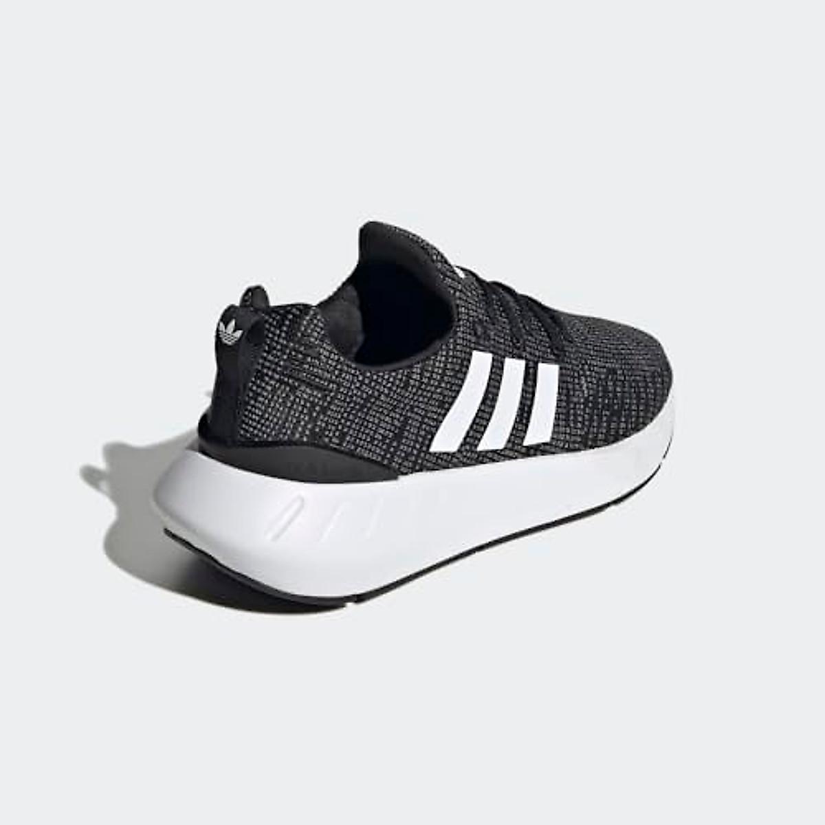 adidas Originals Baby Swift Run 22 Sneaker, Black/White/Grey, 6 US Unisex Infant