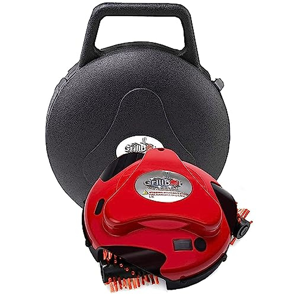Grillbot Automatic Grill Cleaning Robot (Red, Grillbot Bundle)