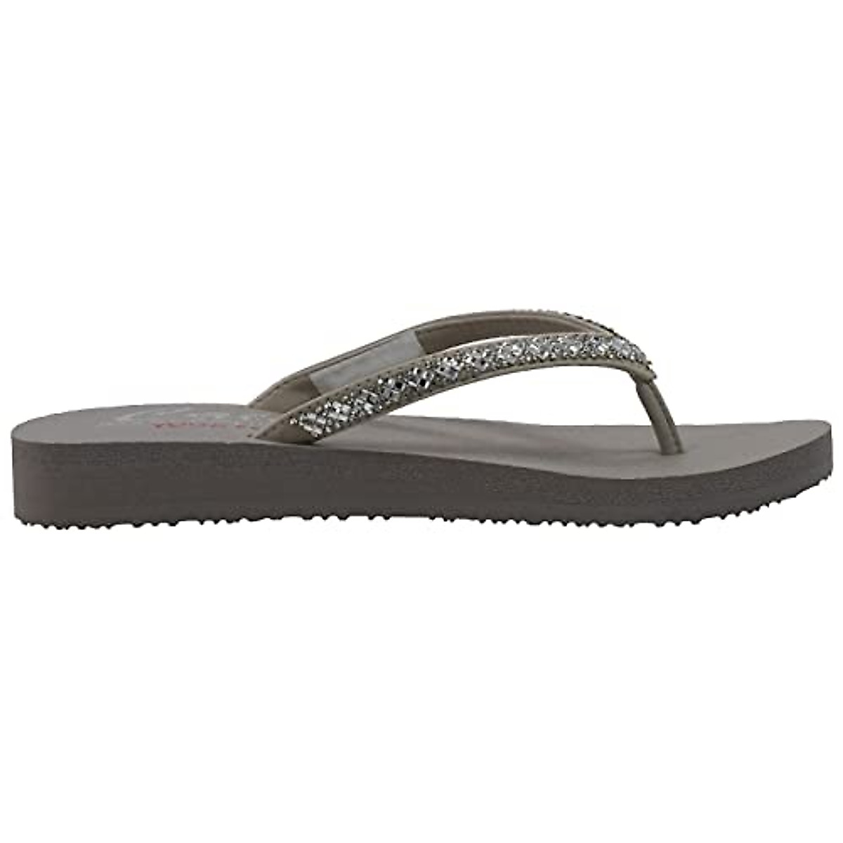 Skechers Women's Meditation-Perfect 10 Thong Sandal Nude 8