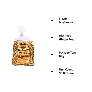 Amish Country Popcorn | 6 lb Bag | Mushroom Popcorn Kernels | Old Fashioned, Non-GMO and Gluten Free (Mushroom - 6 lb Bag)
