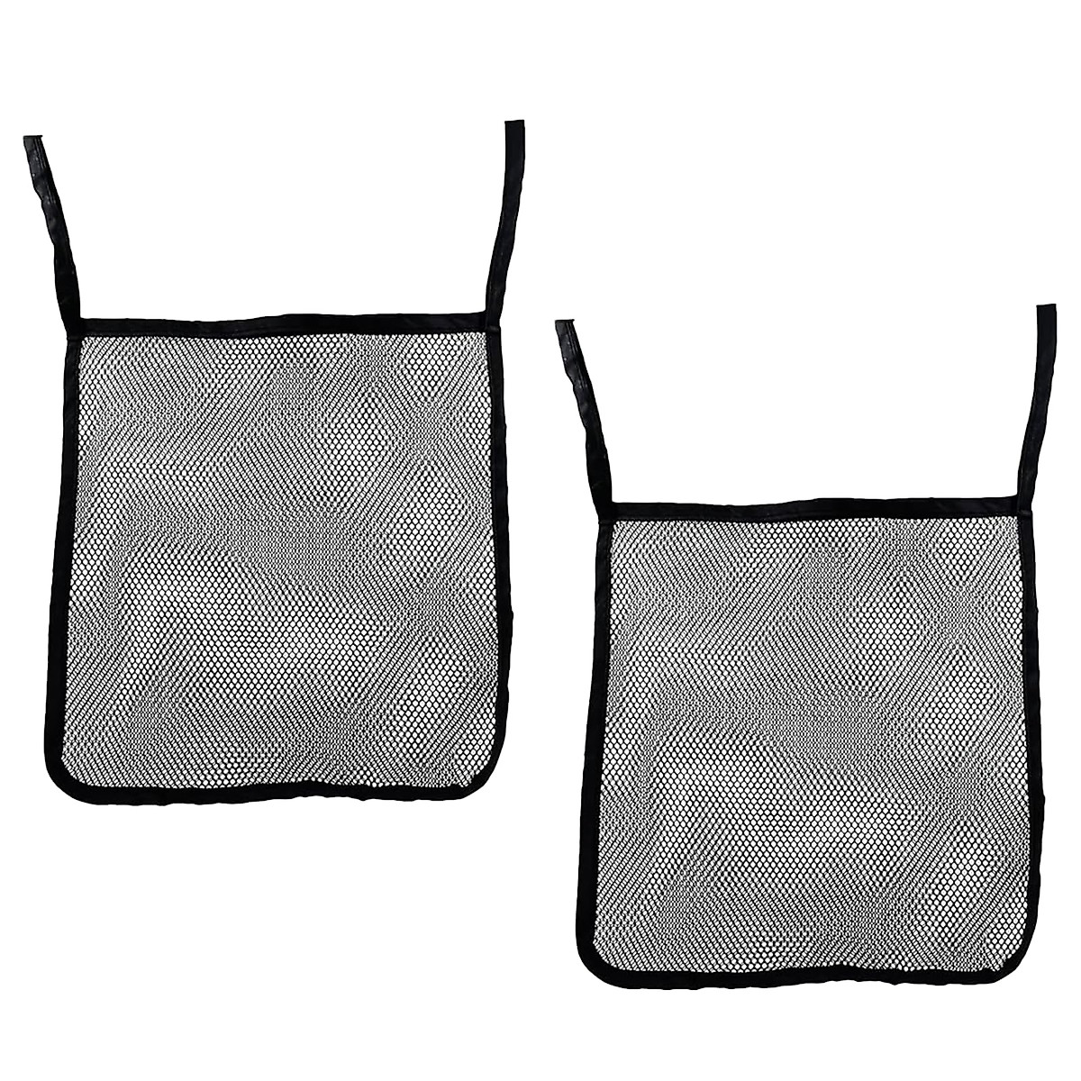 Alovexiong 2 Pack Portable Universal Multi Function Baby Stroller Hanging Bag, Accessory Mesh Organizer Net Bag, Food Storage Container Bag,Stroller Hanging Storage Net Bag,Toy Storage