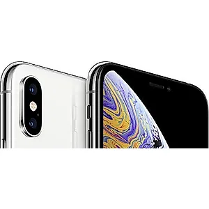 Apple iPhone XS Max, US Version, 64GB, Silver - Verizon (Renewed)
