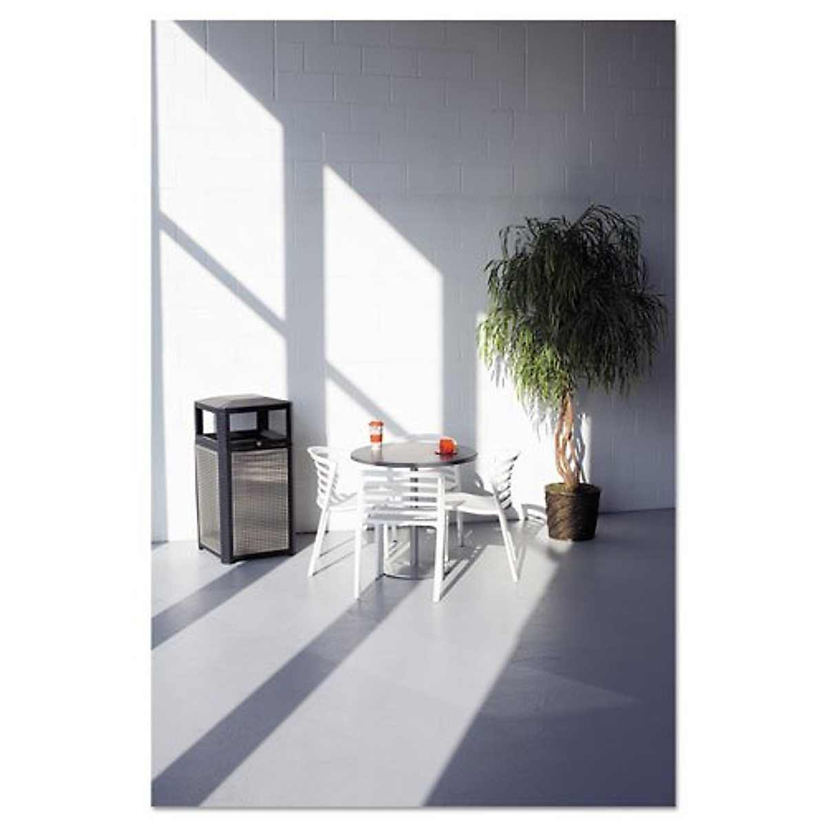 Safco Products 2490SL Entourage Table Base (Top Sold Separately), Silver