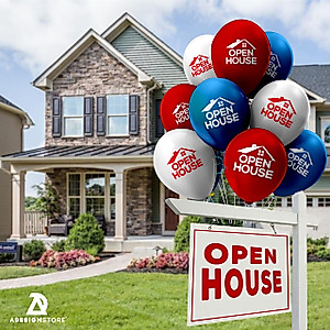 House for Sale Balloons - Open House Balloons for Real Estate - Realtor Metallic Balloons Supplies Sign - Sale by Owner - Realtor Open House - Realtor Kit - Realtor House Signs (24)