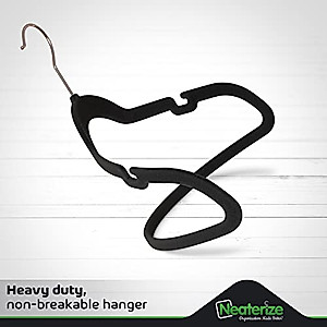 Velvet Hangers 20 Pack Black – Heavy Duty Velvet Clothes Hangers - Non Slip Felt Coat and Suit Hangers for Closet - Lightweight Thin Space Saving Ganchos para Colgar Ropa