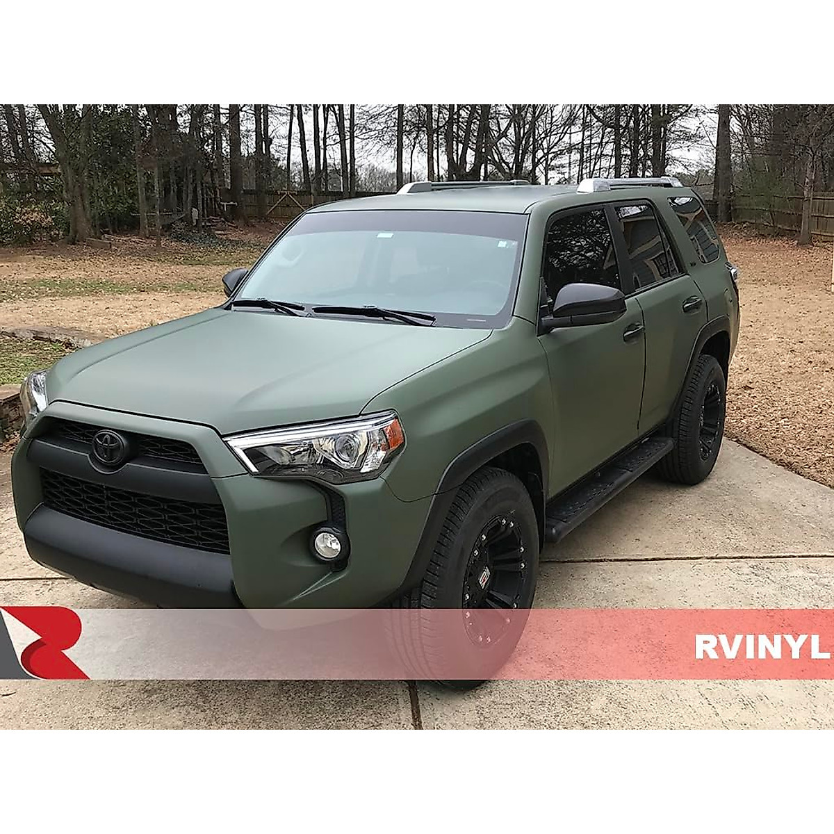 Avery Dennison SW900 732-O in Matte Olive Green - Dual Layered Vinyl Car Supreme Wrapping Film - 12" x 60" - Vehicle Sheet Roll