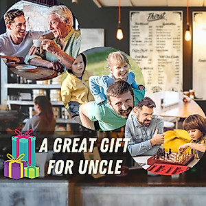 Onebttl Uncle Gifts Coffee Mug, Presents from Niece Nephew for Birthday Christmas, Travel Mug with Lid, Stainless Steel 12oz/350ml - The Man The Myth The Bad Influence