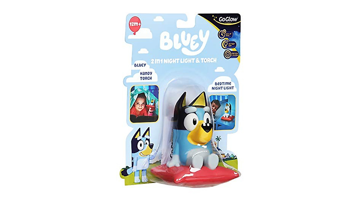 Bluey 2-in-1 Night Light & Flashlight | Kids LED Bedtime Buddy