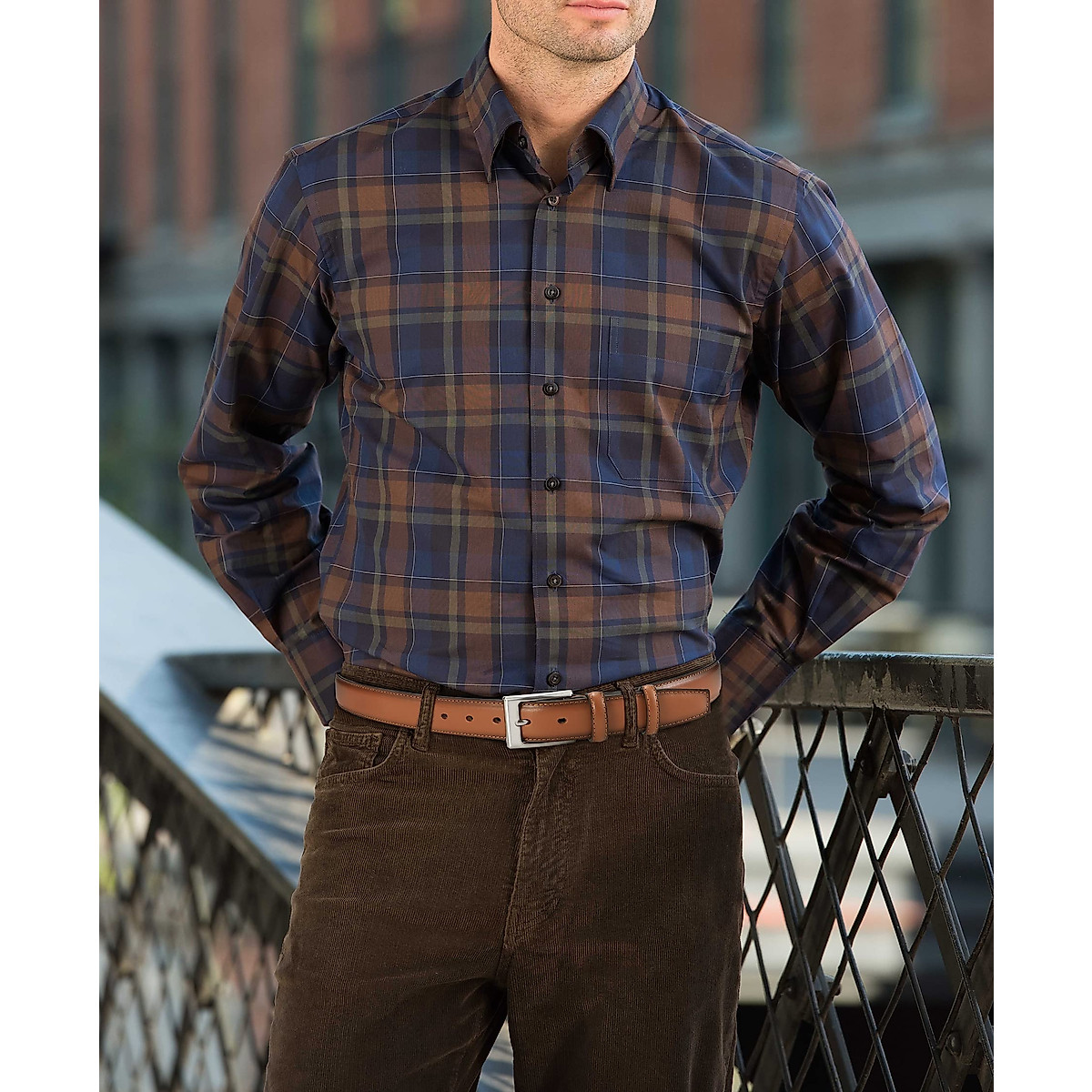 CHAOREN Mens Dress Belt - Genuine Leather Belt for Men 1 1/8" Formal - Perfect Companion to Mens Dress Shoes