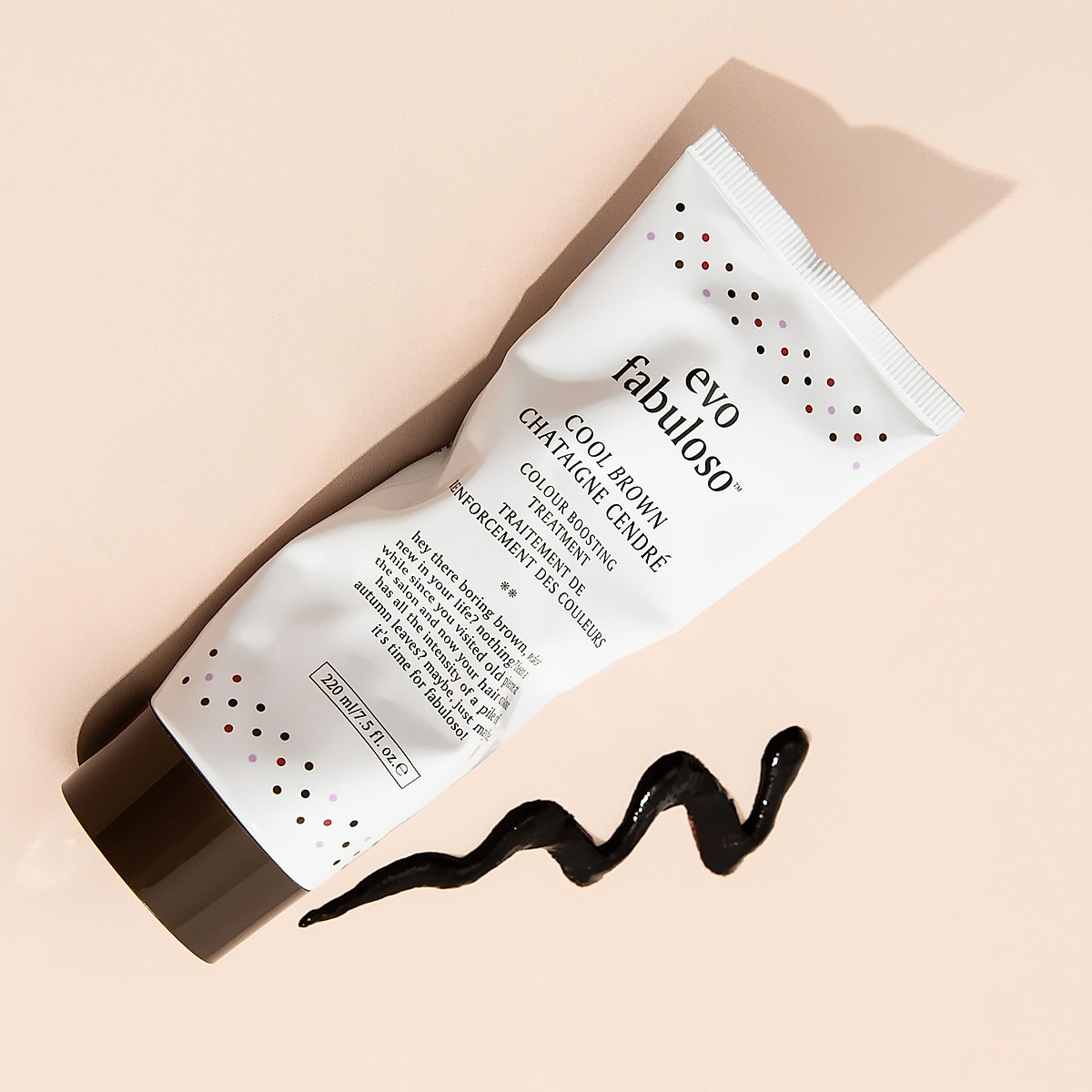 EVO Fabuloso Cool Brown Color Depositing Treatment - Color-Treated Hair Conditioner - Helps Maintain Color Depth, Tone & Shine - 220ml / 7.5fl.oz