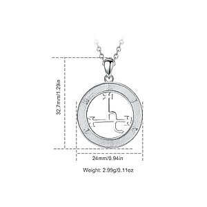 CELESTIA Lilith Necklace for Women Sterling Silver Pegan Jewelry Lilith Sigil Pegan Gifts for Women