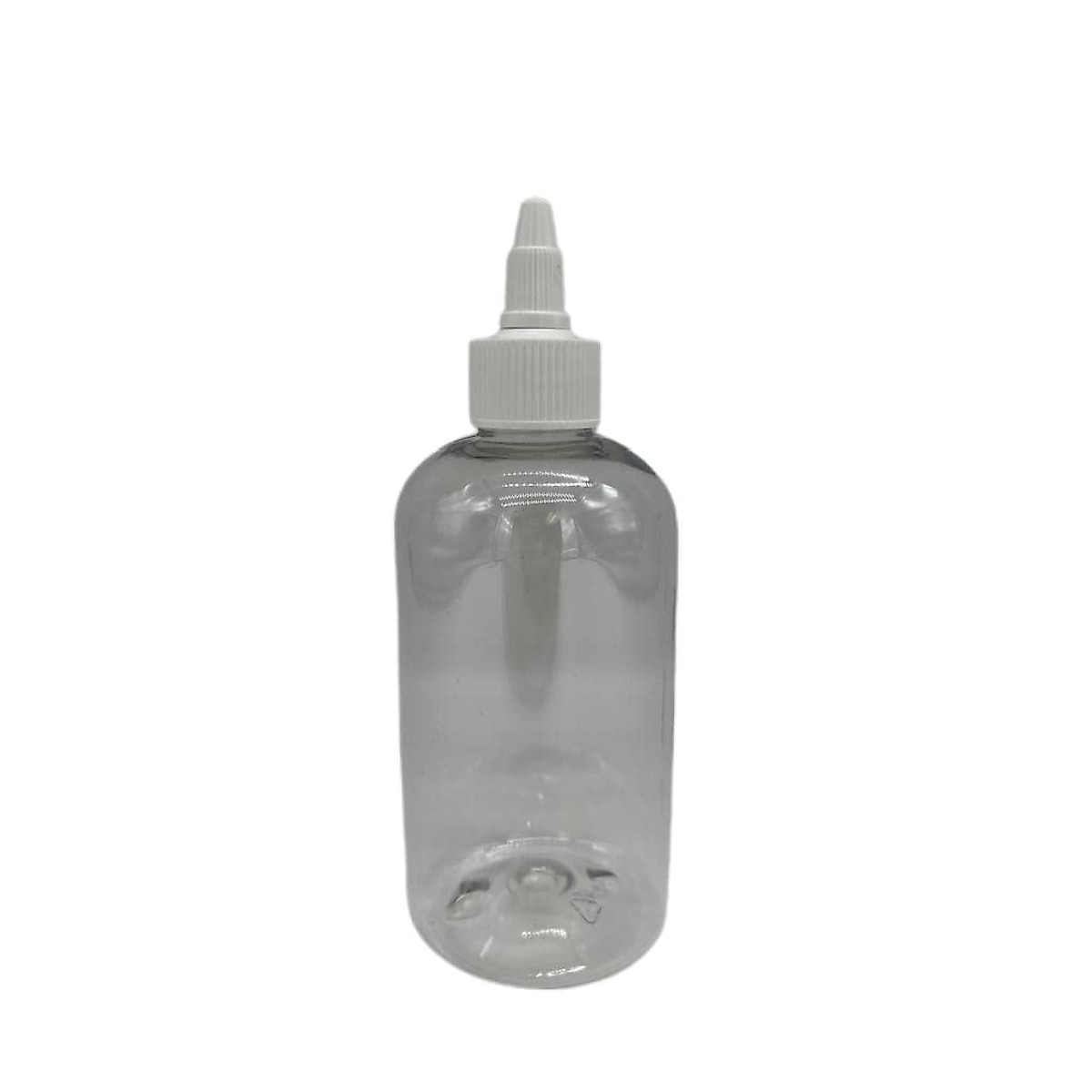 Natural Farms 4 oz Clear Boston Plastic Bottles -12 Pack Empty Bottle Refillable - BPA Free - Essential Oils - Aromatherapy | White Twist Top Caps - Made in the USA