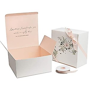 Will You Be My Bridesmaid Proposal Box Set of 6 - With Will You Be My Maid of Honor Proposal Box and Matron of Honor Proposal Box - 4 Will You Be My Bridesmaid Boxes for Bridesmaid Proposal Gifts
