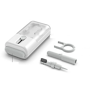6 in 1 Multifunctional Computer Keyboard Cleaning Brush Earbuds Cleaning Pen Screen Cleaning Tools Kit (Color : (C) White-Bendable)