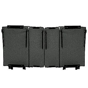 RecPro 38" Wall Mount Rollover Dinette Booth with Adjustable Legs (Fossil)