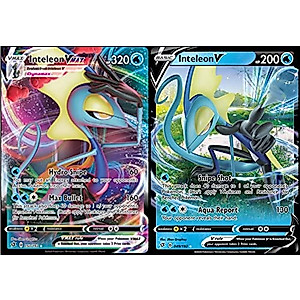 Inteleon V & Vmax Card Lot - 050/192 - Rebel Clash - Pokemon Ultra Rare 2 Card Lot