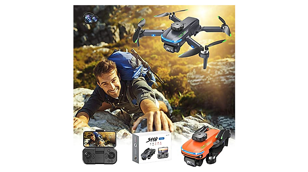 Dual-Camera Folding Drone - 4K Aerial Photography