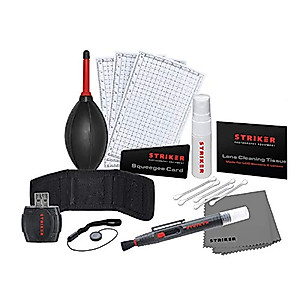 Canon EOS Rebel T7 DSLR Camera w/ EF-S 18-55mm Lens + 2 x 32 GB Memory + Deluxe Striker Bundle