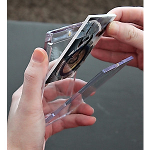 UVBLOC One Touch Card Holder 180pt Magnetic Baseball Jersey Patch Protectors Sleeves Cases for Trading Sports Cards