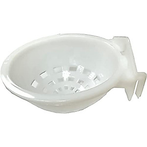 Lot of 4 Plastic Nest Pans with Cage Hook for Bird Canary Finch Aviary Lovebird Budgie Parakeet