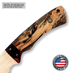 Mosaic Pin - (0.312 (5/16) Inch Diameter) - (Buck) - (MP-1027BB-312) - (Brass Outer)(Brass Inner) - Decorative Knife Handle Pins and Rods for Fixed Blade Knives