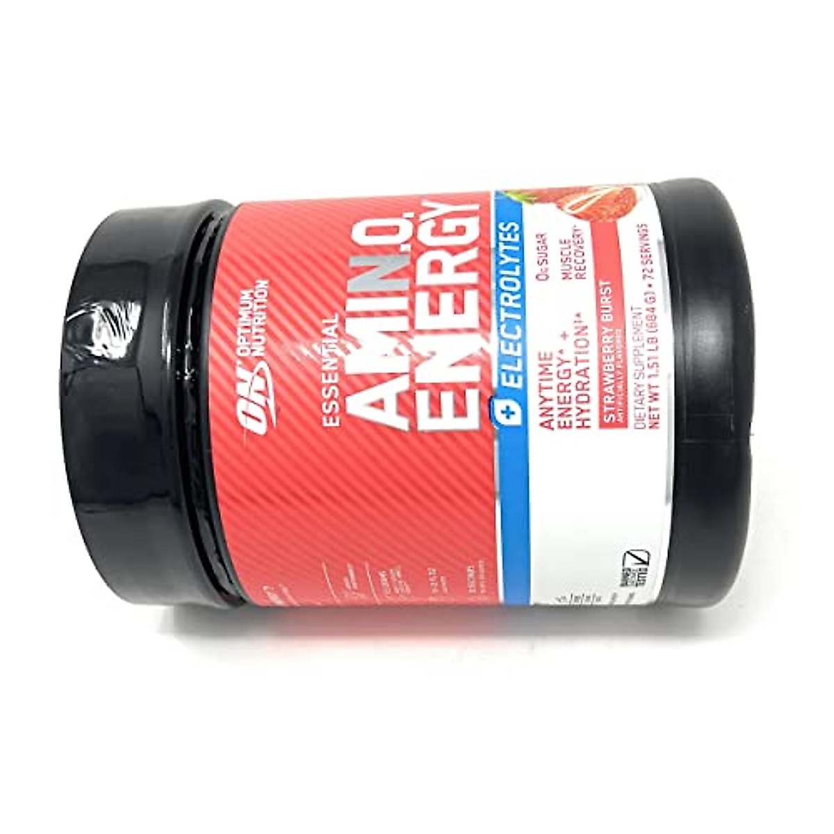 Optimum Nutrition Essential Amino Energy + Electrolytes, Strawberry Burst, 72 Servings