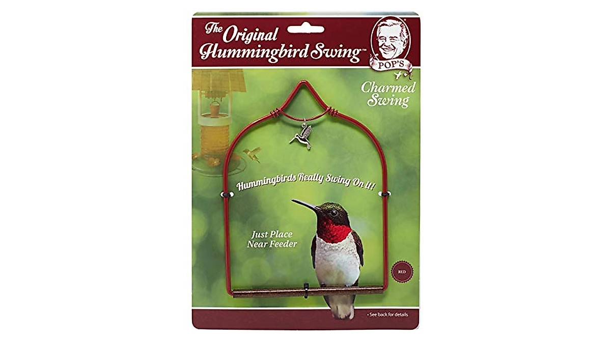 POP'S Charm Hummingbird Swing | Durable Outdoor Bird Perch