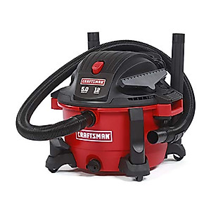 Craftsman 17765 12 Gallon 5.0 Peak HP Wet Dry Shop Vacuum