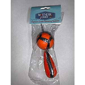 northern crack Spearing Teaser Orange/Black with Silver lines