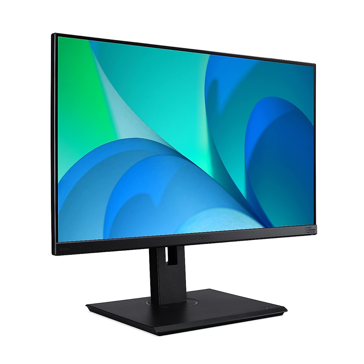 Acer Vero BR247Y bmiprx 23.8” FHD IPS Zero-Frame Monitor with Adaptive-Sync | 75Hz Refresh Rate | 4ms | EPEAT Silver | Made with Post-Consumer Recycled (PCR) Material (Display Port, HDMI 1.4 & VGA)