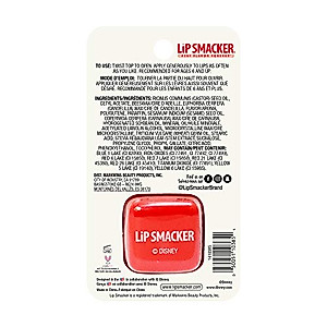 Lip Smacker Disney Minnie Mouse Cube Flavored Lip Balm, Minnie Joyful Cotton Candy, Clear, For Kids