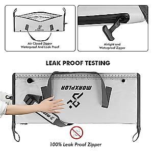 MORXPLOR Insulated Fish Cooler Bag for Fishing 41x17In 50x20In 60x24In,Insulated Fish Kill Bag with Easy Grip Carry Handles and Carry Pack,Large Leakproof Fish Bag Cooler