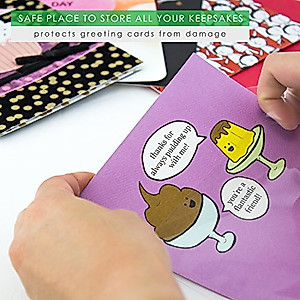 LINKYO Stamp and Die Storage Pockets, Set of 50, 5.75 inches by 7.5 inches