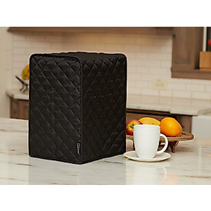 Covermates Keepsakes – Coffee Maker Cover – Dust Protection - Stain Resistant - Washable – Appliance Cover-Black