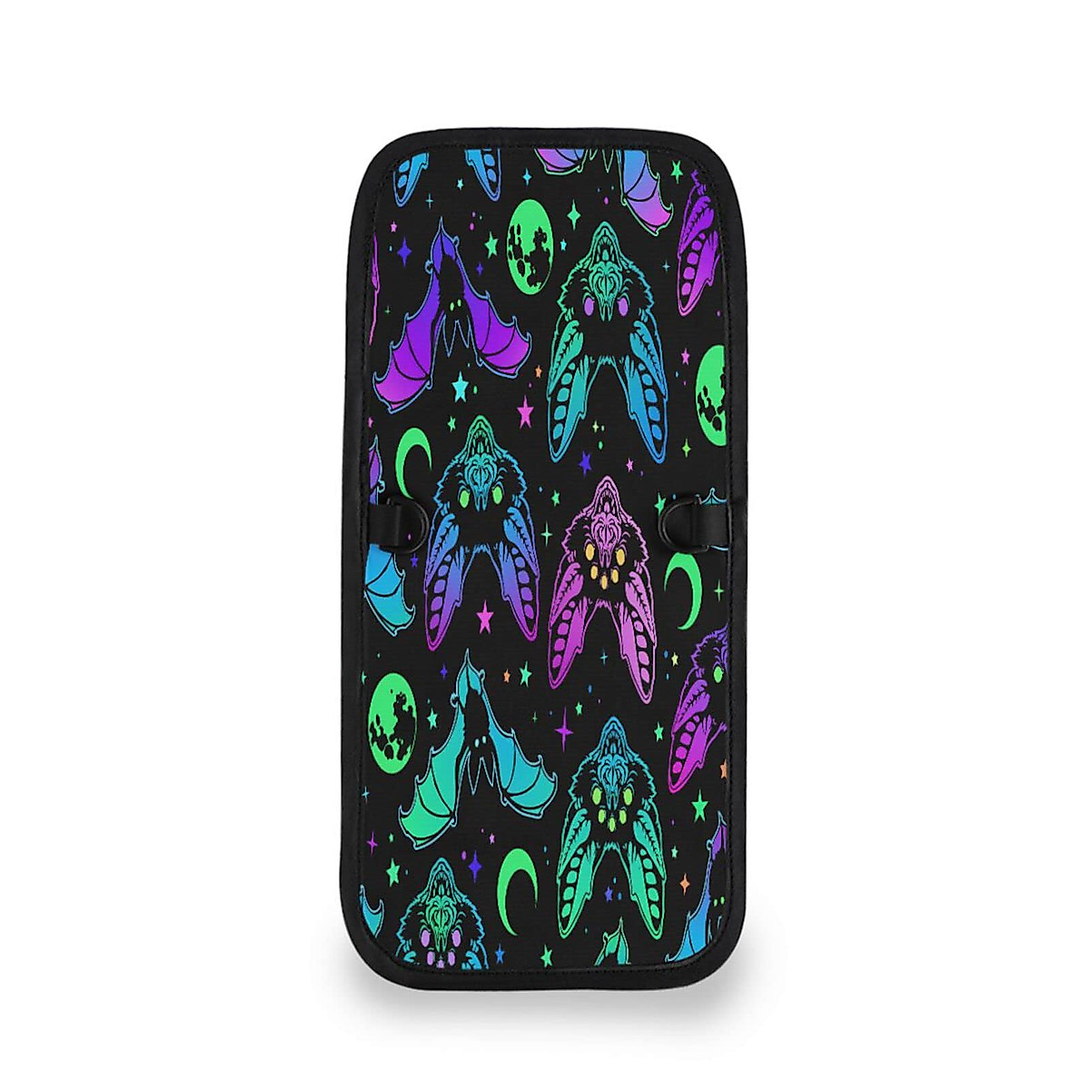 Vnurnrn Multicolored Bright Bats Crossbody Cellphone Purse, Phone Purse Crossbody for Women, Phone Bag Small Shoulder Wallet Purse with Card Slots,6 x 7.5 inch