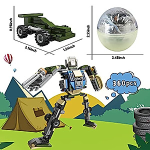 JMBricklayer Party Favors for Kids, 12 in 1 Robot Building Block Sets for Party Favors Goodie Bags Fillers Stocking Stuffers, Birthday Gifts,Classroom Prize Supplies