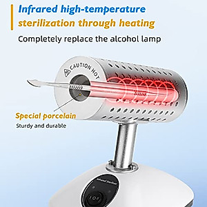 faruijie Laboratory Infrared Sterilizer - Scalpel Sterilizer Needle Sterilizer Incinerator Sterilizer Loop Sterilizer for Lab Use