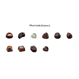 Godiva Chocolatier Assorted Gold Discovery Gift Box, Gourmet Chocolates, Great for any gift, Chocolate Gifts, Assorted Chocolates, 12 pc