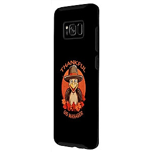 Galaxy S8 GIS Manager Funny Thanksgiving Turkey & Fall Case