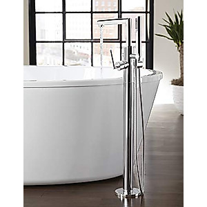 Moen TS50110 Collection Freestanding Tub Filler Single Riser Floor Joist Concrete Mounting Kit, or Unfinished