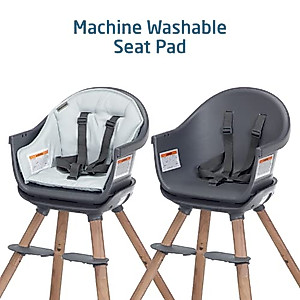 Maxi-Cosi Moa 8-in-1 Highchair, Machine Washable, Compact, Lightweight Design, Essential Graphite