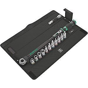 WERA 05075680001 Click-Torque C 3 Set 1, 40-200 Nm, 13 Pieces