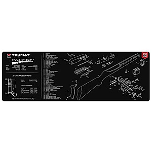 TekMat Ruger 10-22 Gun Cleaning Mat, Black