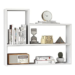 Wall Cabinet Wall Mounted Wall Floating Shelves Item Storage Locker Living Room Decorative Wall Cabinet Bookshelf Above Student Desk Sofa Background Wall Shelf (Color : White, Size : 60 * 20 * 65cm)