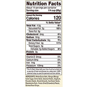 Bob's Red Mill Gluten Free Tropical Muesli, 14-ounce (Pack of 4)