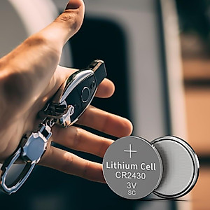 PKCELL 5Pack CR2430 3V Lithium Battery CR 2430 Battery