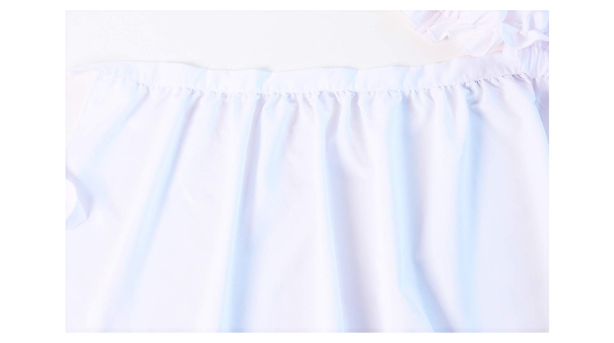 Classic White Mop Cap & Apron Set for All Ages