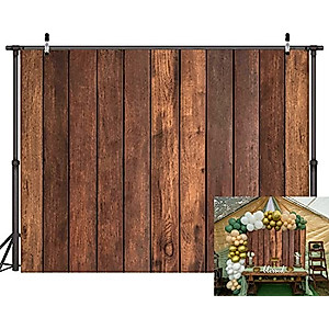 Rustic Wood Backdrop for Photography Brown Wood Backdrop for Party Vintage Wooden Background for Baby Shower Birthday Wood Panel Floor Backdrop Cake Smash Photo Shoot