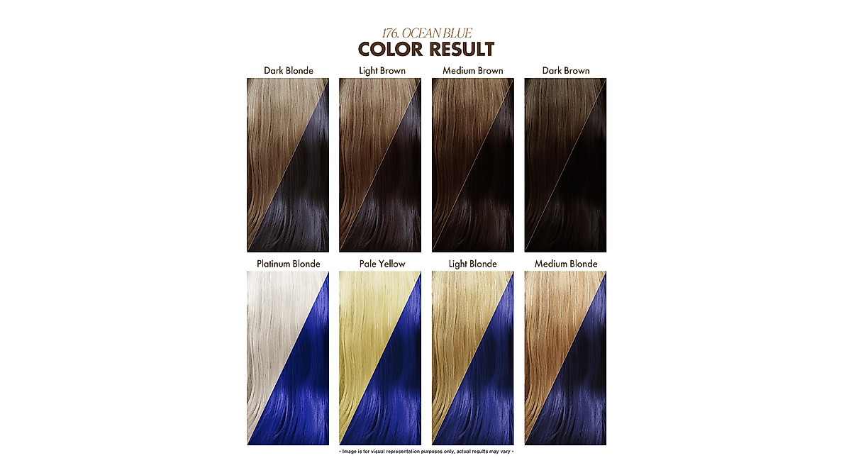 Adore Ocean Blue Semi-Permanent Hair Dye - Vegan & Cruelty-Free