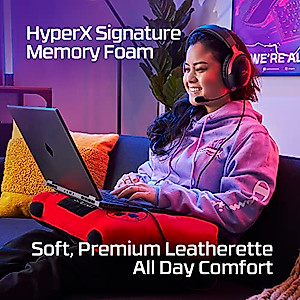 HyperX Cloud III – Wired Gaming Headset, PC, PS5, Xbox Series X|S, Angled 53mm Drivers, DTS, Memory Foam, Durable Frame, Ultra-Clear 10mm Mic, USB-C, USB-A, 3.5mm – Black